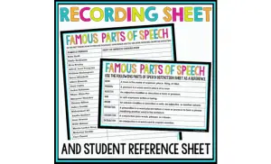 Parts of Speech Activities Middle School: 25 Fun Games