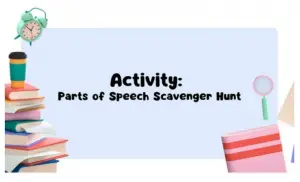 Parts of Speech Activities Middle School: 25 Fun Games